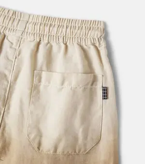 MOLO Amal Ombré Linen And Cotton Shorts
