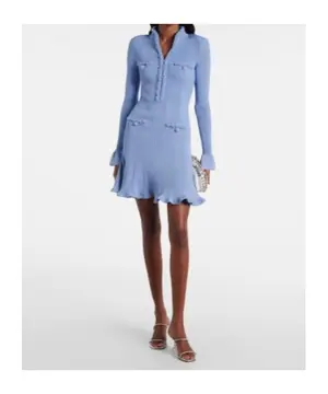 SELF-PORTRAIT Ruffled Minidress