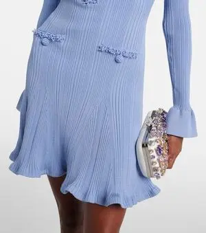 SELF-PORTRAIT Ruffled Minidress