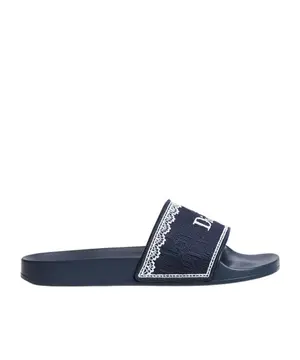 Dior Dentelle Slide - Blue