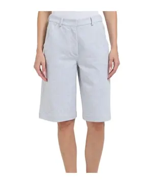 Brunello Cucinelli Belt Loop Shorts - White