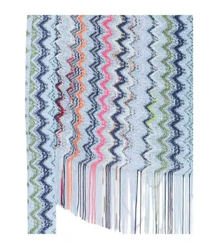 Missoni Zigzag Knit Sarong Skirt