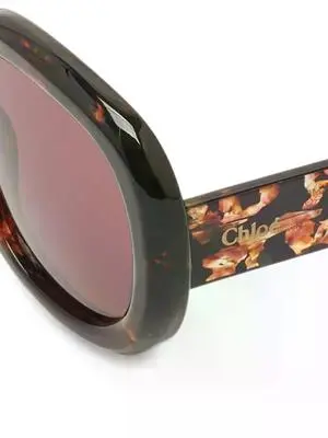 Chloé Oversized Tortoiseshell Sunglasses