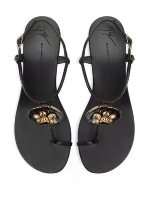 GIUSEPPE ZANOTTI Sophora Flower Detail Sandals