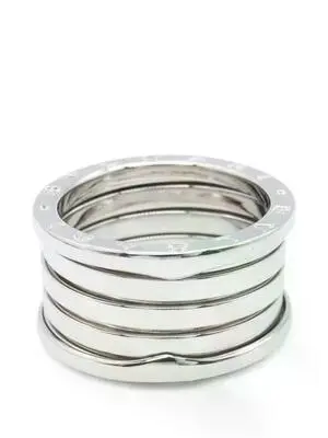 BVLGARI 18k White Gold B.zero1 Four Band Ring