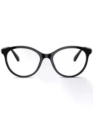 SWAROVSKI Round Frame Glasses - Black