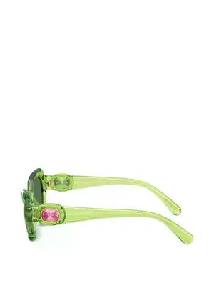 SWAROVSKI Oval Frame Sunglasses