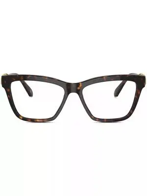SWAROVSKI Crystal Embellished Glasses - Brown