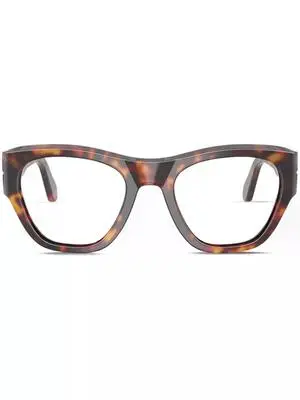 Persol Tortoiseshell-effect Square Glasses