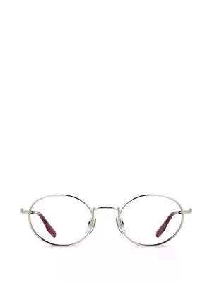 Karl Lagerfeld Oval Frame Eyeglasses - Silver