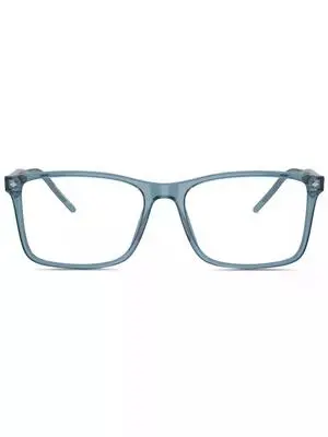 Giorgio Armani Rectangle Frame Eyeglasses - Blue