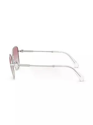 SWAROVSKI Oversized Frame Sunglasses