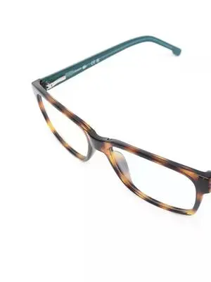 Lacoste Logo-plaque Square-frame Glasses