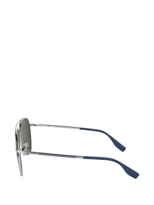 Karl Lagerfeld Double-bridge Pilot-frame Sunglasses