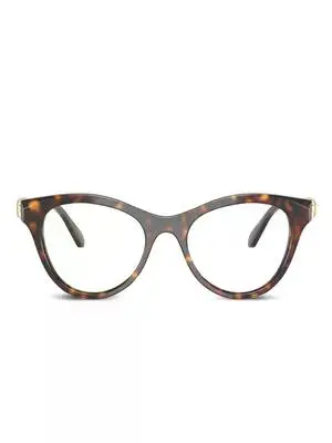 SWAROVSKI Crystal-embellished Cat-eye Glasses - Brown
