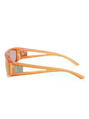 Armani Exchange Shield-frame Sunglasses - Orange