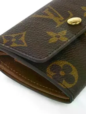 LOUIS VUITTON 2005 Monogram Porte Monnaie Plat Coin Case