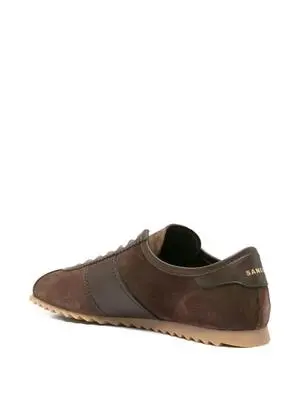 Sandro Panelled Lace-up Sneakers