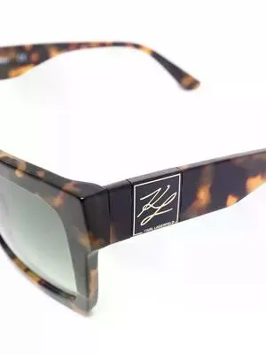 Karl Lagerfeld Square-frame Sunglasses - Neutrals