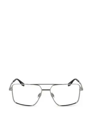 Karl Lagerfeld Double-bridge Eyeglasses - Silver