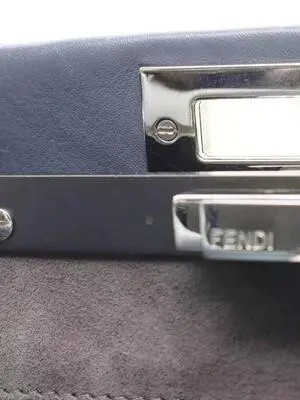 Fendi Peekaboo Leather Tote Bag