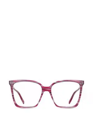 Karl Lagerfeld Striped Square-frame Eyeglasses