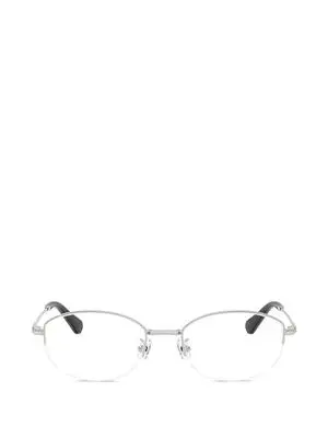 SWAROVSKI Oval Frame Eyeglasses - Silver