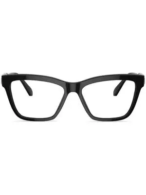 SWAROVSKI Eyeglasses With Crystal Embellishments - Black