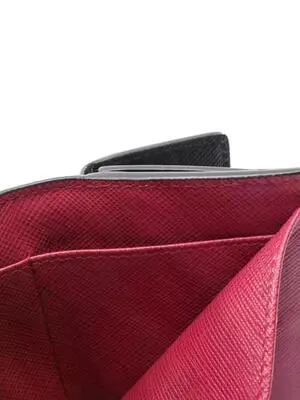 Prada 2010s Saffiano Leather Trifold Wallet