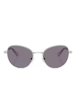 SWAROVSKI Crystal-embellished Cat-eye Sunglasses - Silver