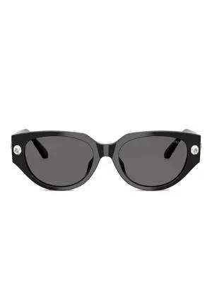 SWAROVSKI Crystal-embellished Round Sunglasses