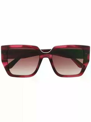Karl Lagerfeld Oversized Sunglasses - Red