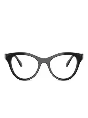 SWAROVSKI Crystal-embellished Cat-eye Glasses - Black
