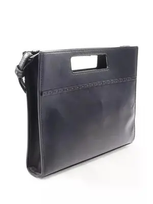 Fendi 2000s Debossed Logo Handbag