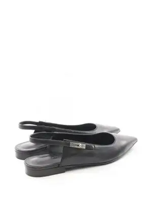 Hermès Kelly Buckle Slingback Shoes - Black