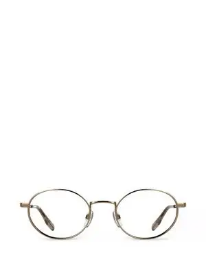 Karl Lagerfeld Oval Frame Eyeglasses - Gold