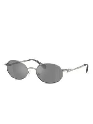 SWAROVSKI Crystal-embellished Round-frame Sunglasses