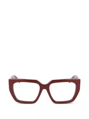 Karl Lagerfeld Geometric-frame Eyeglasses - Red