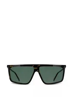 Karl Lagerfeld Tortoiseshell-effect Rectangle-frame Sunglasses - Brown