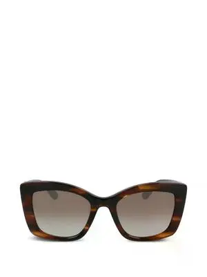 Karl Lagerfeld Tortoiseshell-effect Square-frame Sunglasses - Brown