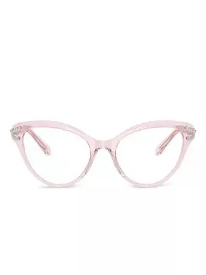 SWAROVSKI Crystal-embellished Cat-eye Glasses - Pink