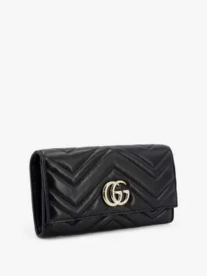 Gucci Gg Continental Leather Wallet