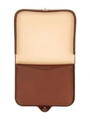 A.p.c. Leather Coin Purse - Brown