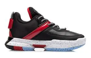 LI-NING Way Of Wade Salute 'black Red' Ykbq034-3 Sneakers - Black/red