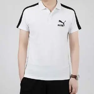 PUMA Iconic T7 Polo Shirt 'white Black