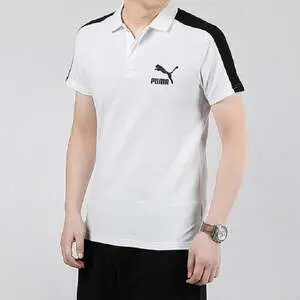 PUMA Iconic T7 Polo Shirt 'white Black