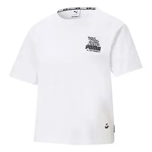 PUMA X Mr. Doodle Short Sleeve Graphic T-shirt - White