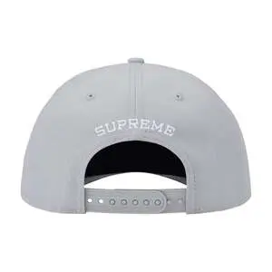 Supreme X New Era Gothic Outline Adjustable Cap - Grey
