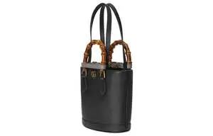 Gucci Diana Small Tote Bag With Bamboo Handles - Black