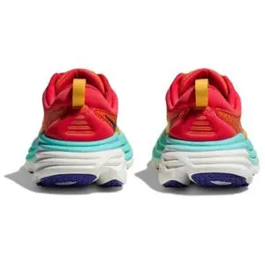 Hoka One One Bondi 8 Athletic Sneakers - Orange/red
